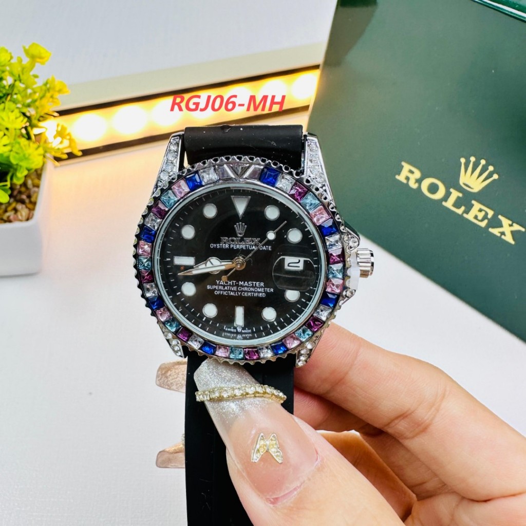 นาฬิกา cross ผู้ชายนาฬิกาปฏิทินแฟชั่นอย่างซิลิโคน rolex | Shopee Thailand