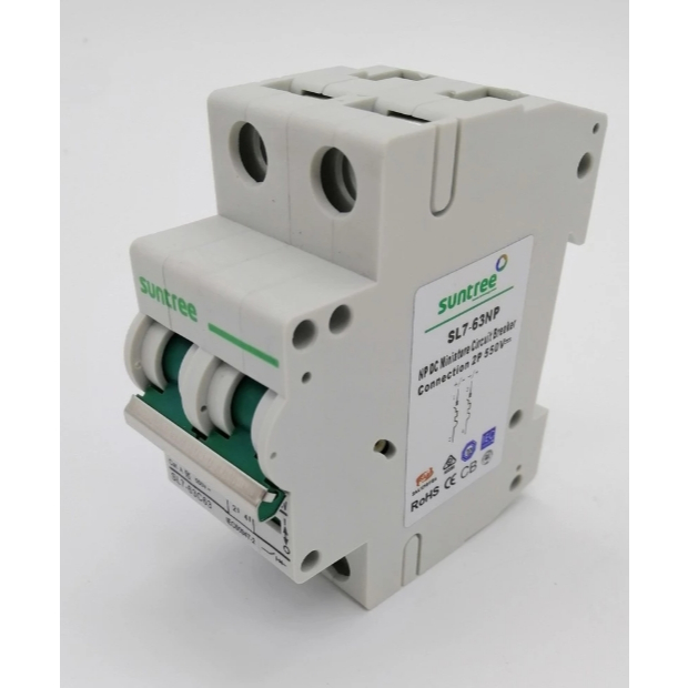 BREAKER 16A 20A 32A 550VDC 800VDC 2P Suntree เบรกเกอร์ DC MCB แท้ 100% | Shopee Thailand