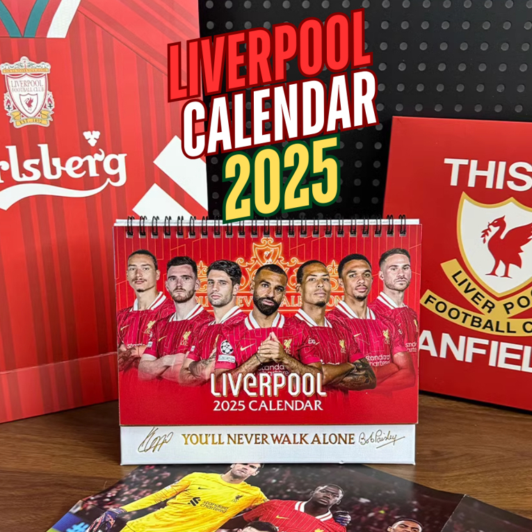 [BOXSET] Liverpool calendar 2025 ปฎิทินลิเวอร์พูลพร้อมลายเซ็นนักเตะทุก ...
