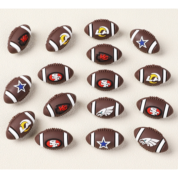 NFL Team Logo Mini Football Silicone 3 cm ลูกฟุตบอลซิลิโคนลายทีม NFL ...