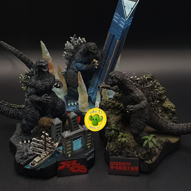Bandai Godzilla Mini Daiorama Sence Complete Work ก็อตซิล่า งานฉาก 01 ...