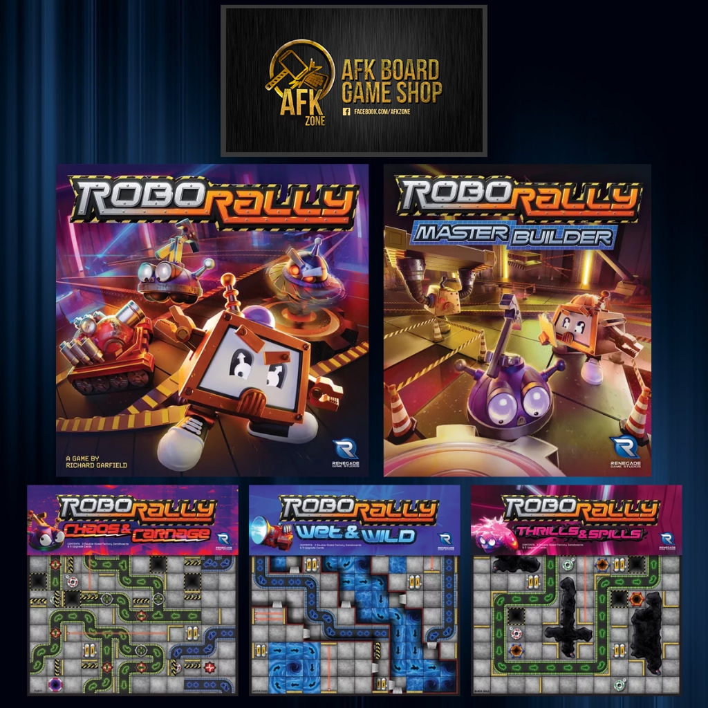 Robo Rally + Expansion ENG Edition - Board Game - บอร์ดเกม | Shopee ...