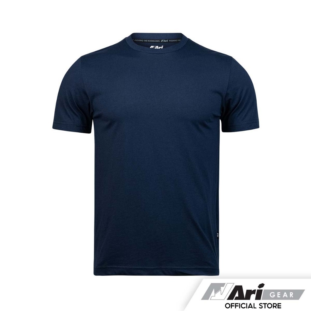 ARI EASY LIFESTYLE TEE - NAVY/WHITE เสื้อยืด อาริ สีกรมท่า | Shopee ...