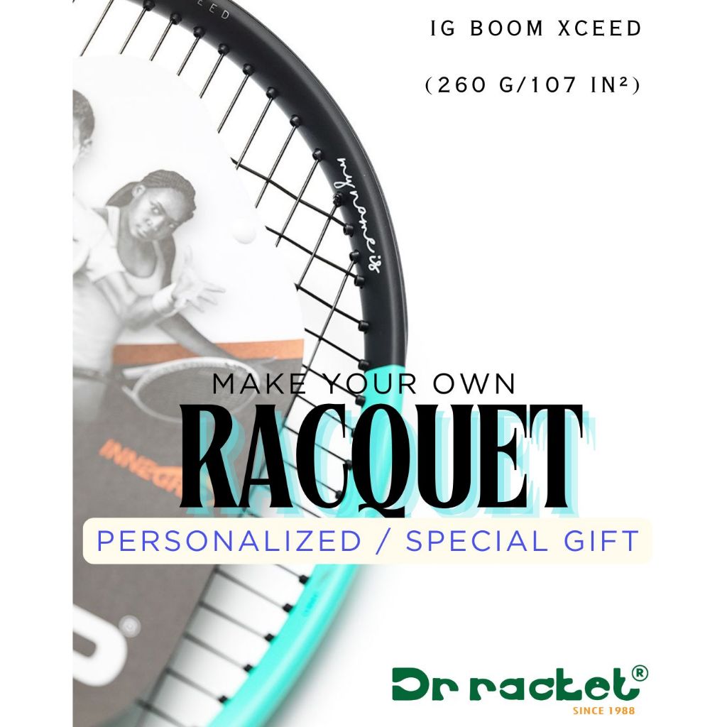 PERSONALIZED RACKET HEAD IG Boom XCeed พร้อมเอ็น โดดเด่นไม่ซ้ำใคร หรือ ...