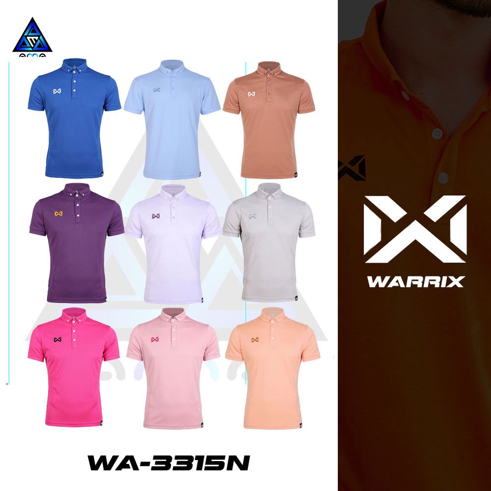 เสื้อ WARRIX รุ่น CLASSIC รหัส WA-3315N วาริกซ์ เสื้อโปโล WARRIX ชายและ ...