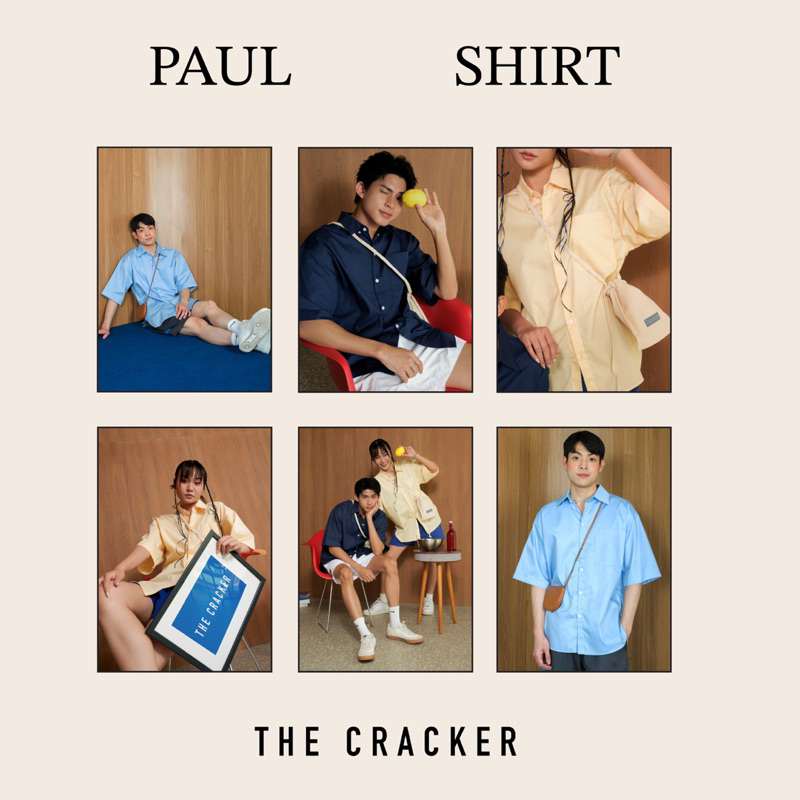 The CRACKER : Paul shirt : เสื้อเชิ้ต Oversize | Shopee Thailand