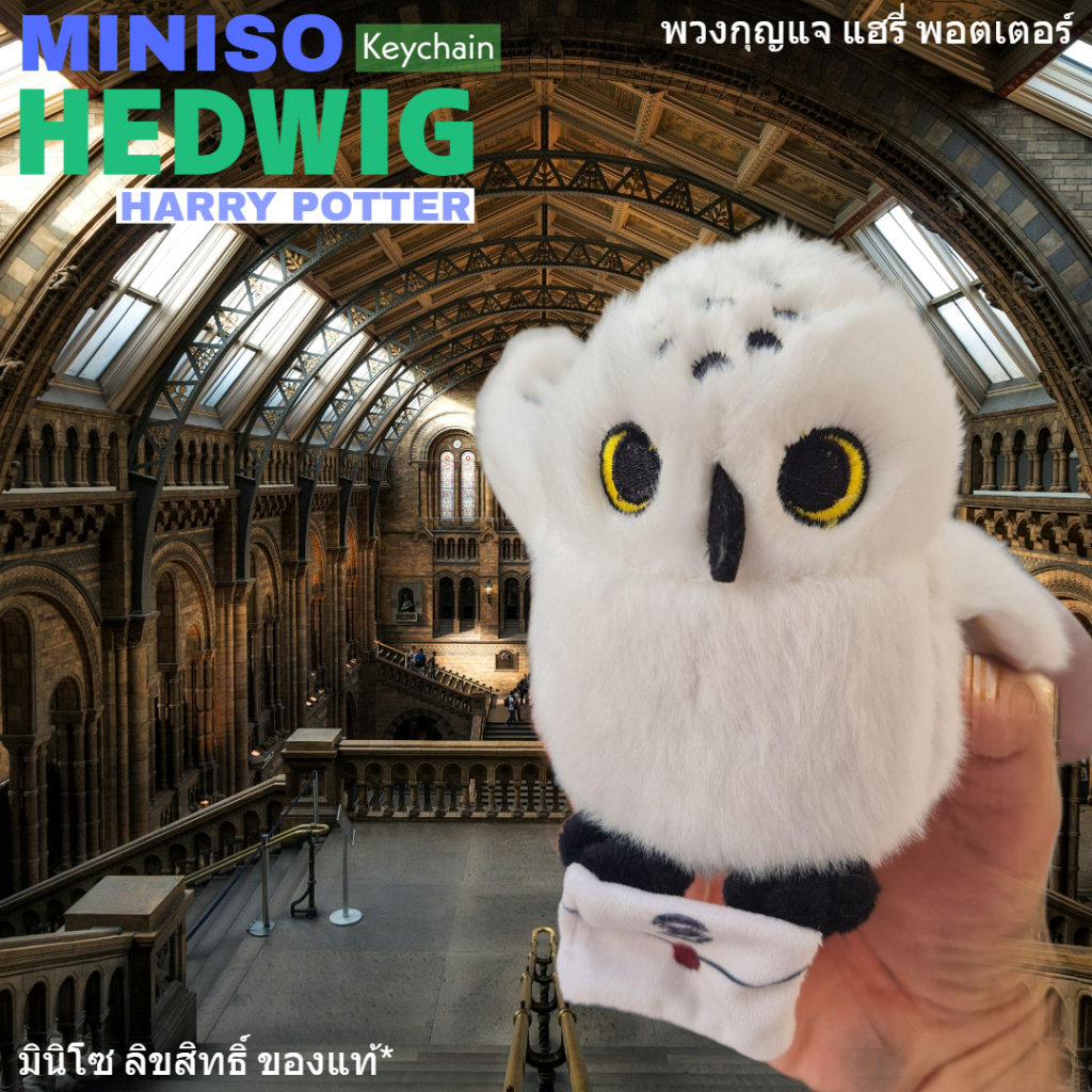 MINISO พวงกุญแจ Harry Potter ของแท้ Hedwig keychain | Shopee Thailand