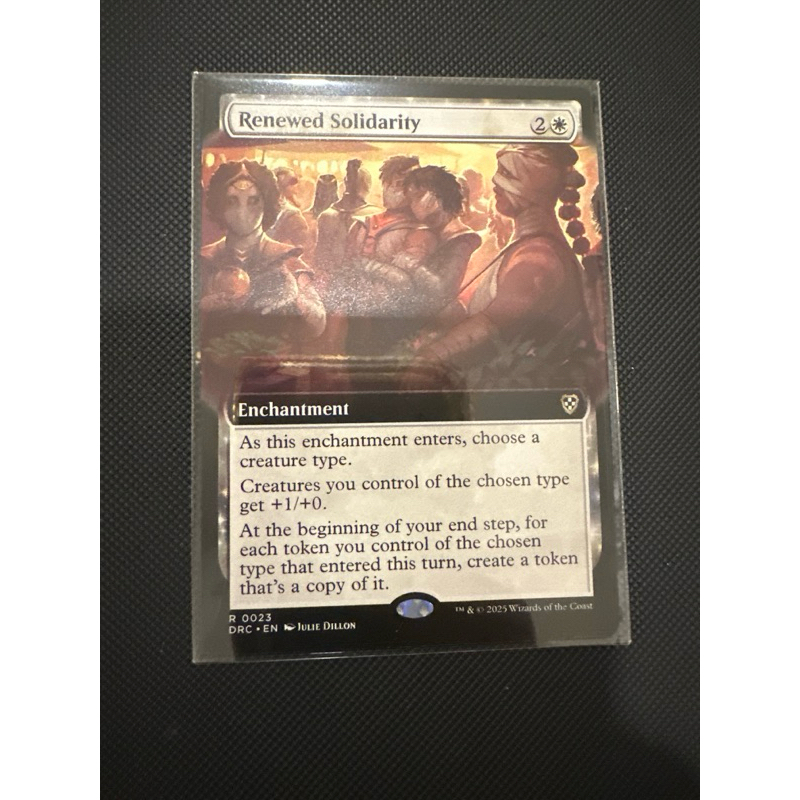 Renewed Solidarity (0023 - Extended Art) การ์ด Magic The Gathering ของ ...