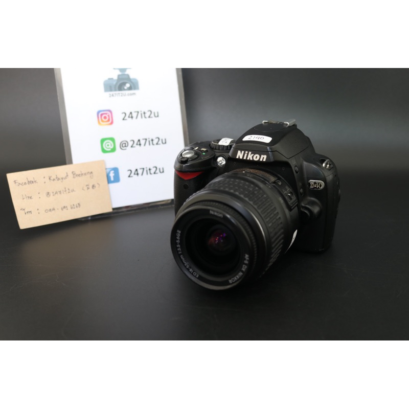 Nikon D40 พร้อมเลนส์ 18-55 สภาพสวย ใช้งานปกติ | Shopee Thailand
