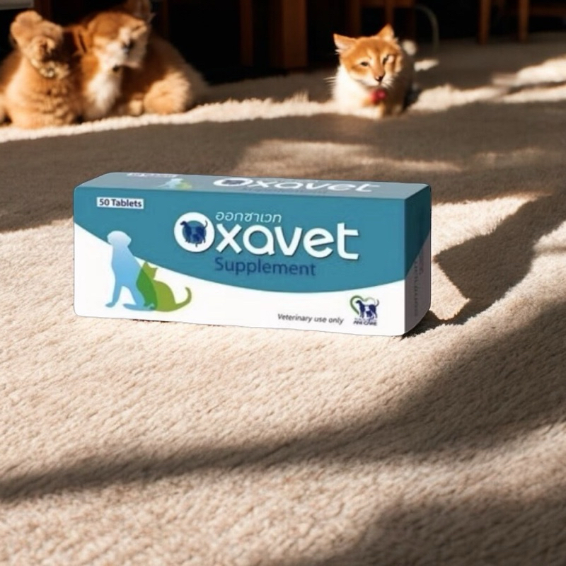 Oxavet อาหารเสริมลดการเกิด-สลายนิ่ว Oxalate, Urate ในสุนัขและแมว(1 ...