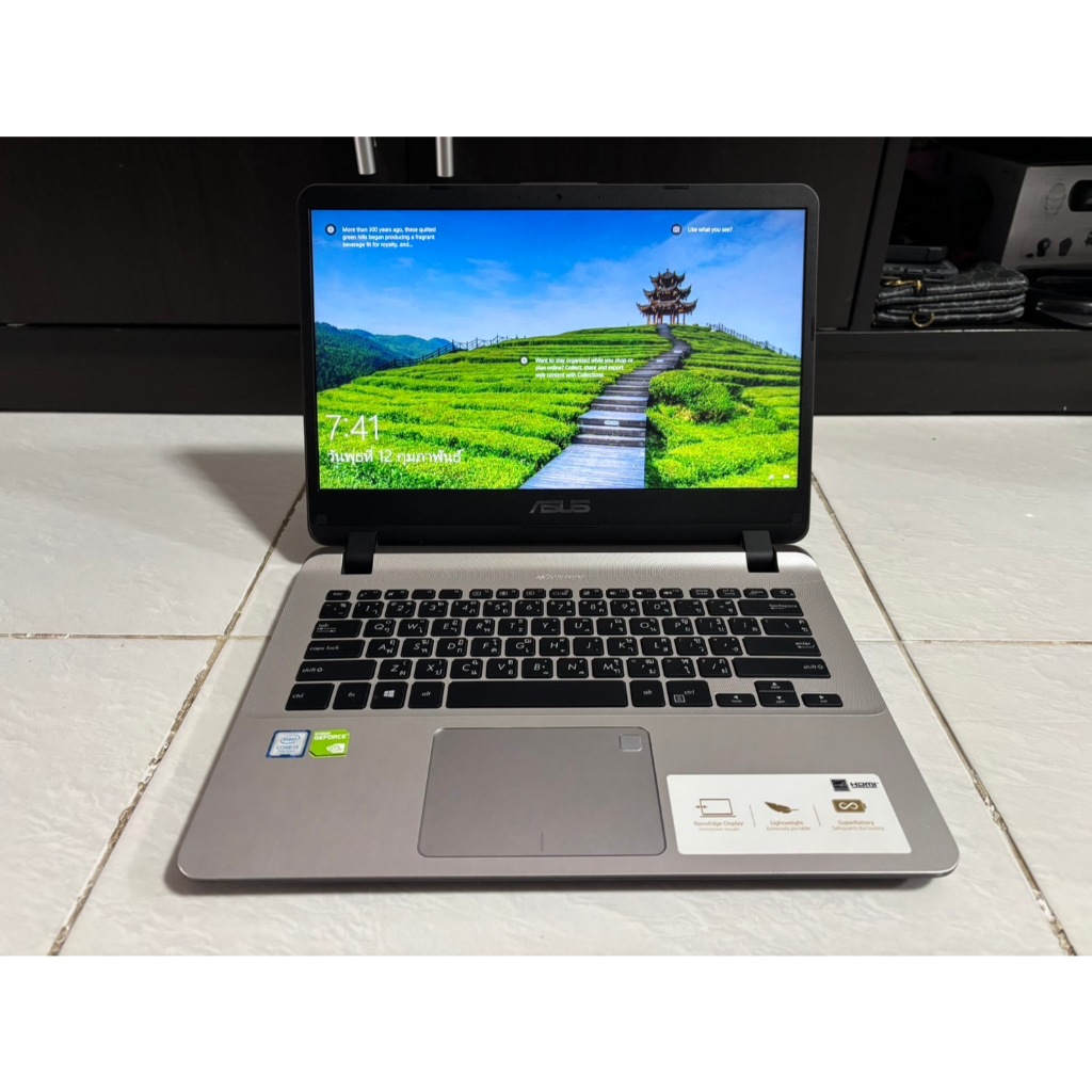 Asus X407 core i3 gen7 7020u 2.3ghz Ram 4 G HDD 500 GB จอ 14 นิ้ว ...
