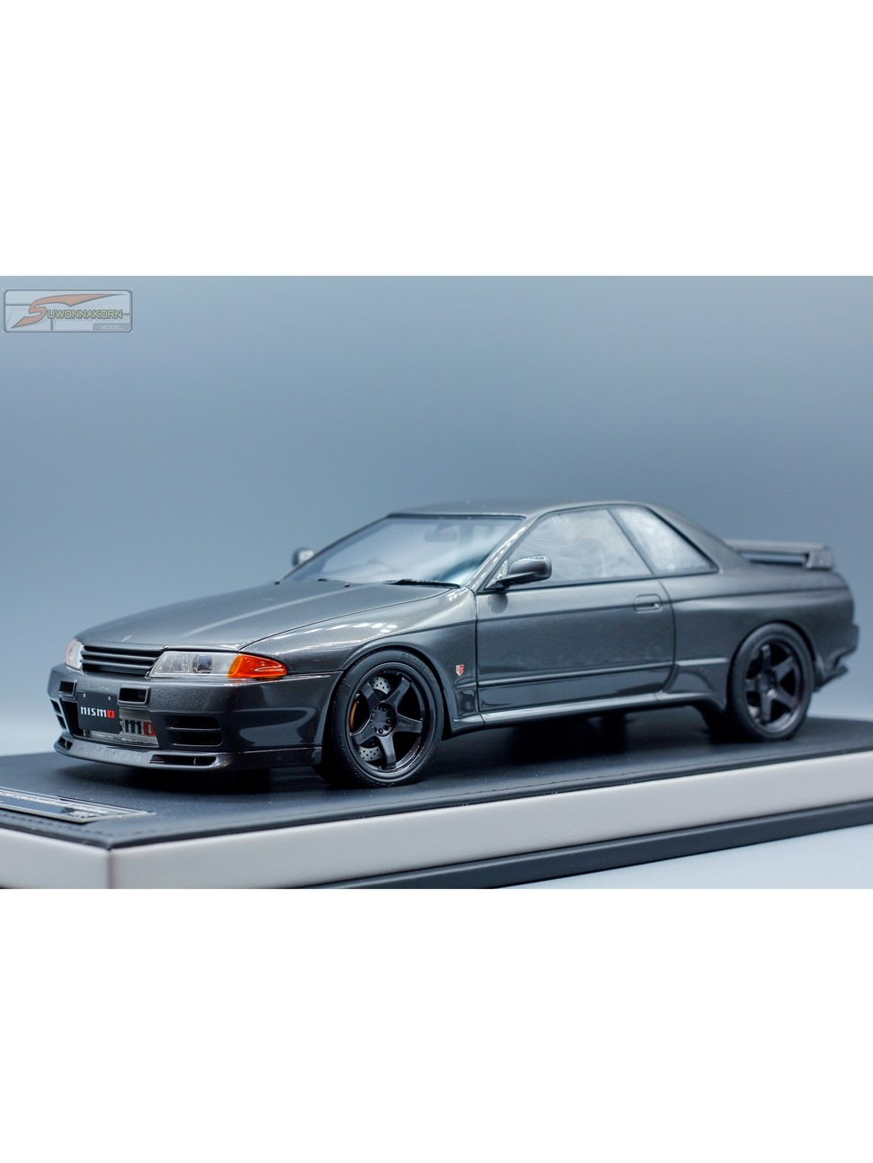MOTORHELIX 1/18 Nissan Skyline GT-R(R32) Customized Version Gun Grey Metallic | Shopee Thailand