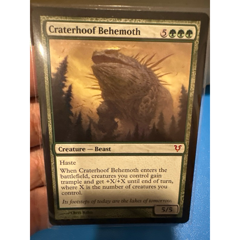 Craterhoof Behemoth สภาพ EX การ์ด Magic The Gathering [MTG] ของแท้ จาก ...