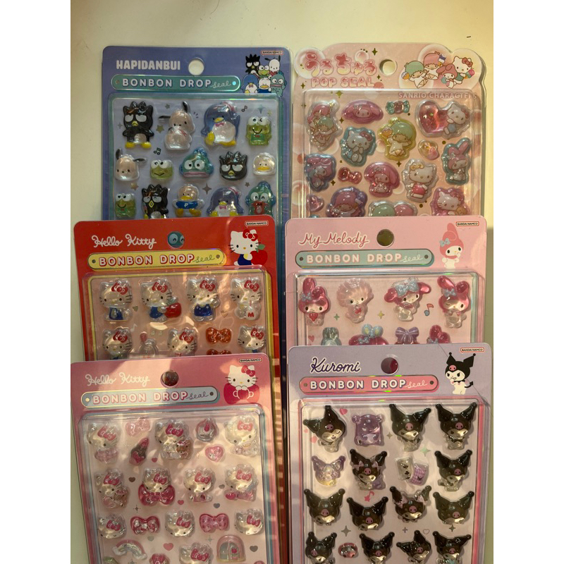 พร้อมส่ง สติ๊กเกอร์นูนซานริโอ SANRIO BON BON DROP ของแท้จากญี่ปุ่น ...
