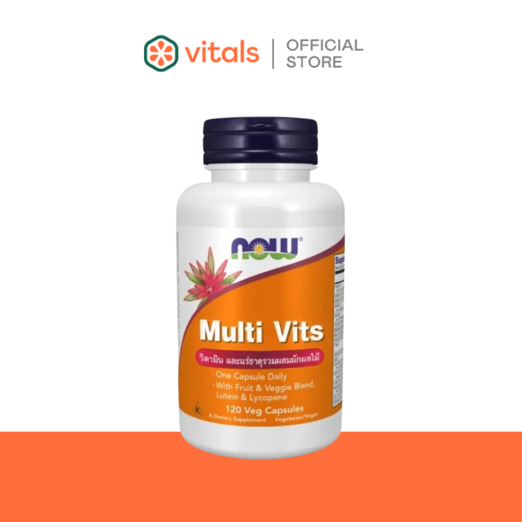 Now Foods Multi Vits [100 Capsules] - มัลติ วิตส์ วิตามินรวม แร่ธาตุ ...