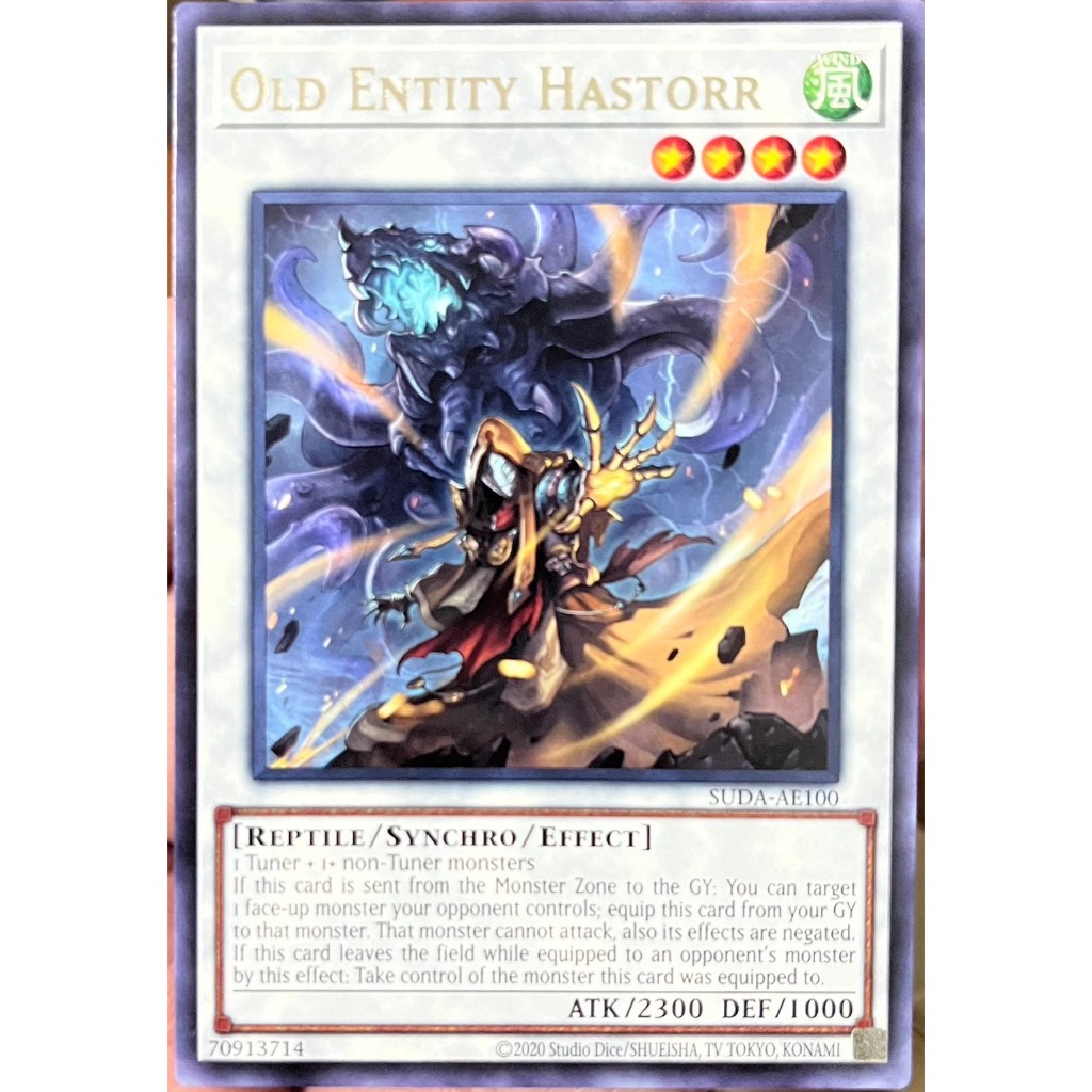 Yugioh Asia-Eng [SUDA-AE100] Old Entity Hastorr (Rare) การ์ดยูกิแท้ถูก ...