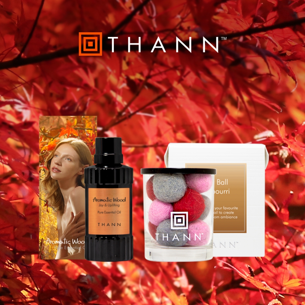 THANN Aromatic Wood Essential oil 50 ml. Free Felt Ball Potpourri | Shopee Thailand