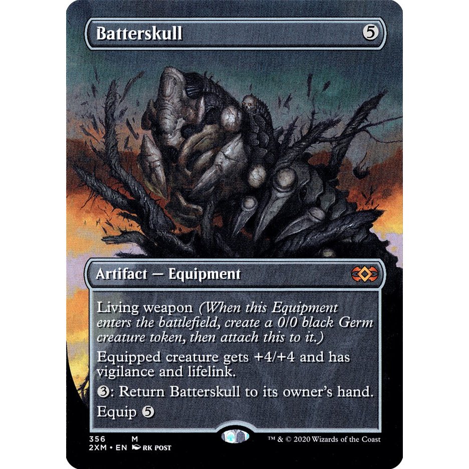 Batterskull [Box Topper Foil] 2XM Double Masters การ์ด Magic the ...