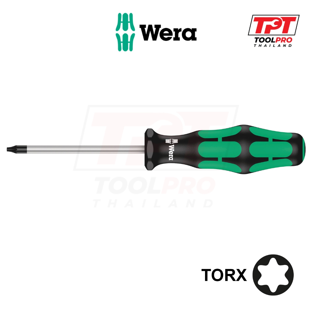 Wera ไขควง 367 Kraftform Torx Screwdriver, TX5 - TX30 | Shopee Thailand