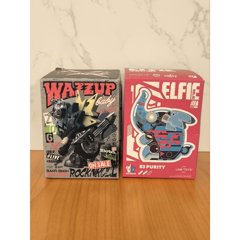 (ของแท้ พร้อมส่ง) กล่องสุ่ม LAM TOYS Wazzup Baby Elfie vol.1& Chameleon ...