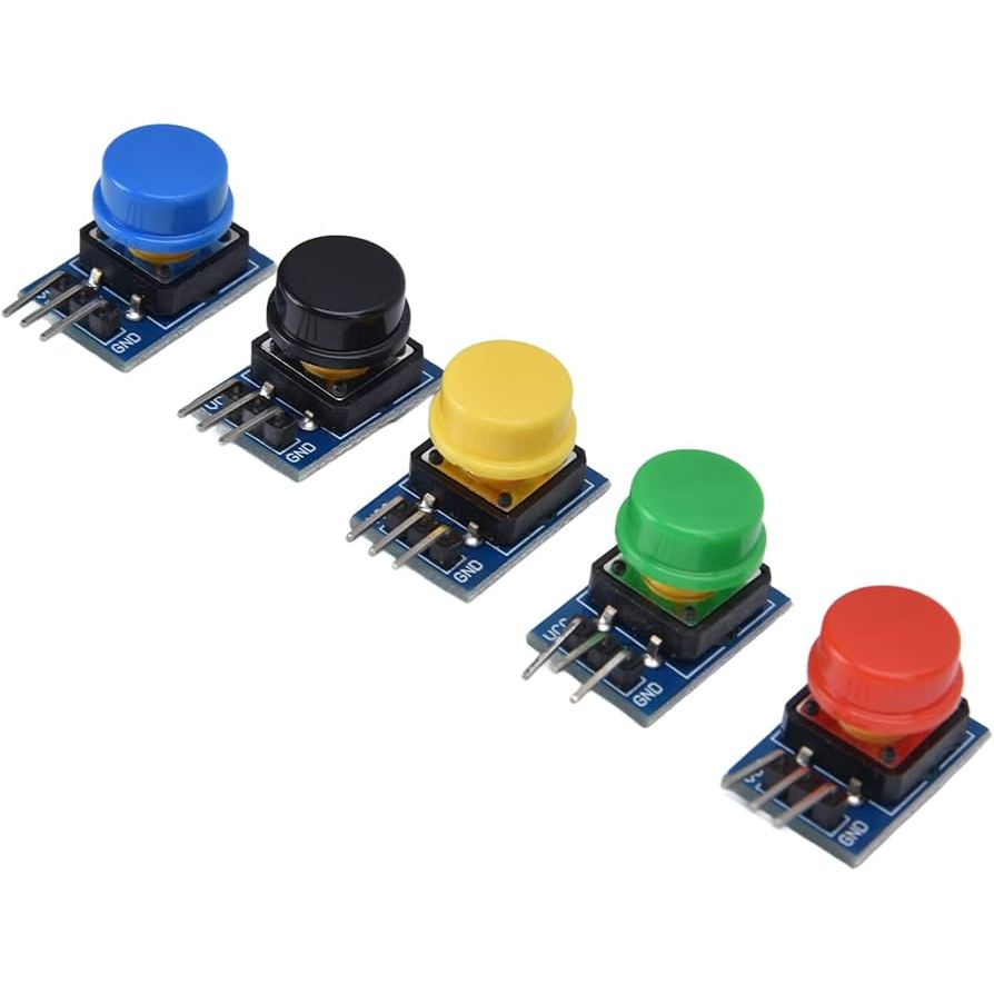 โมดูลสวิตช์ แบบกดติดปล่อยดับ 3.3 - 5V PCB 13.5x19.5mm Button switch module | Shopee Thailand