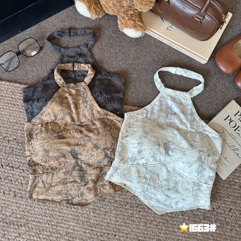 เสื้อคล้องคอ เสื้อโชว์หลังสุดเซ็กซี่ แซ่บมากรุ่นนี้ #1663 | Shopee Thailand