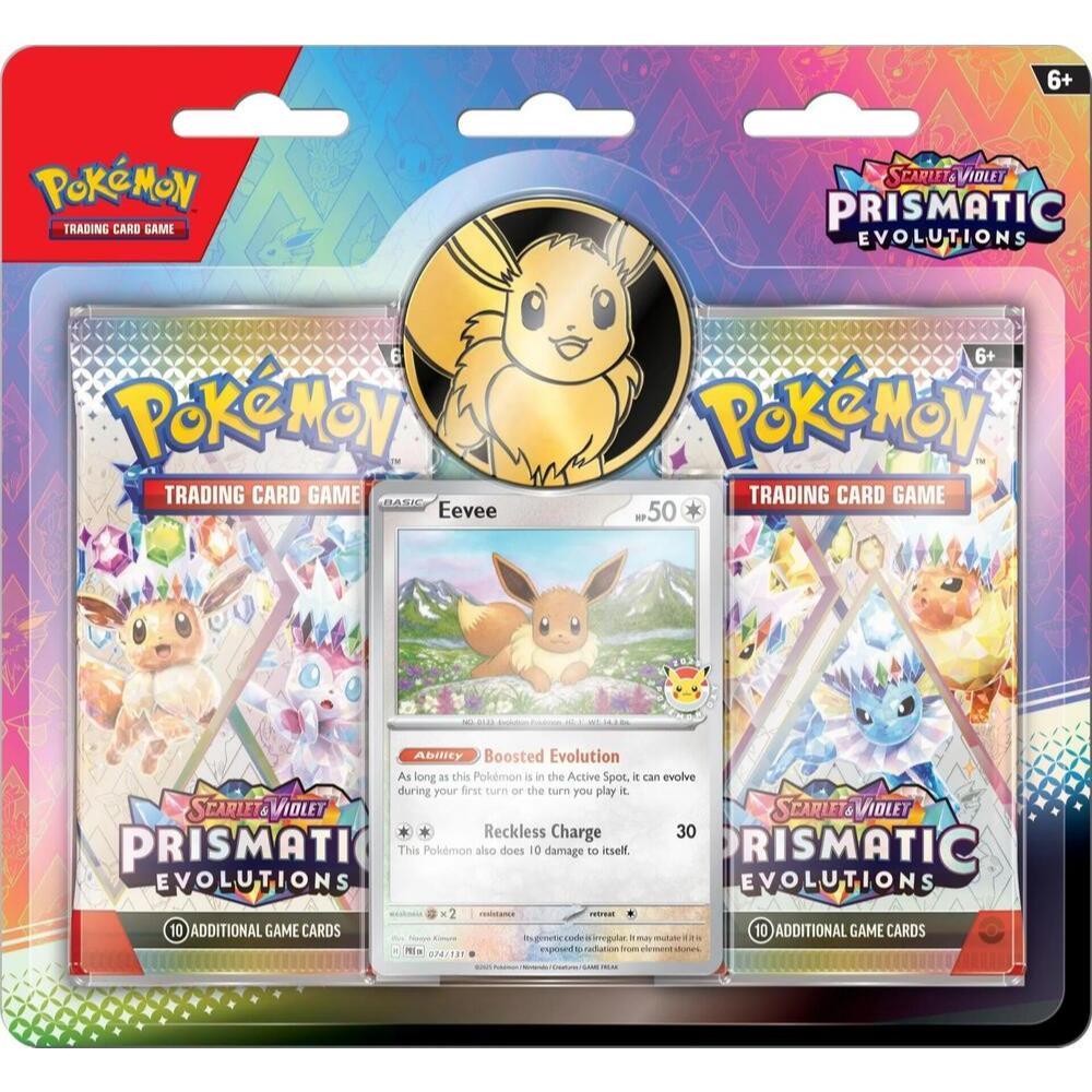 Pokemon Card Prismatic Evolutions 2-Pack Blister [Eevee Promo] ENG ภาษา ...