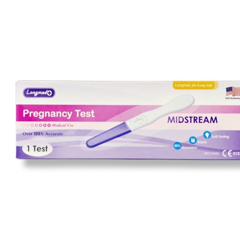 Longmed Pregnancy Test Midstream 1 Test ที่ตรวจครรภ์ แบบปากกา 1 ชุด ...