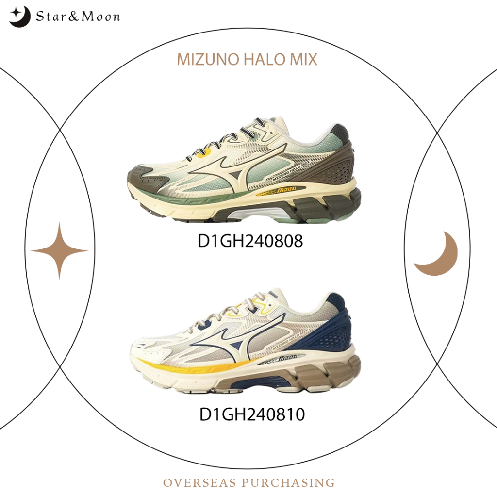 Mizuno Halo Mix รองเท้าสำหรับชายหญิง D1GH240808/D1GH240810 ของแท้100% ...