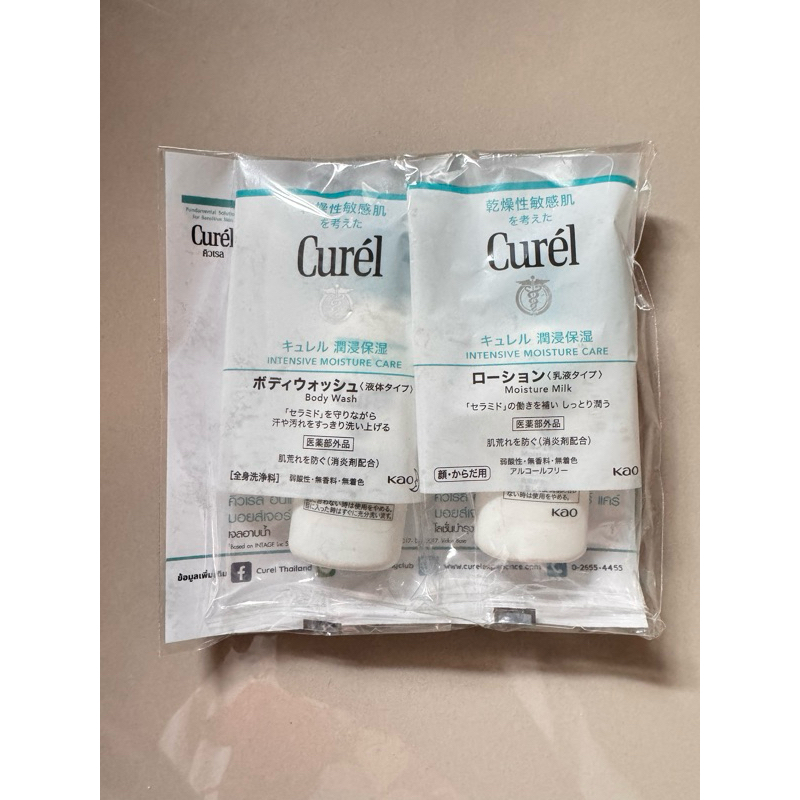 Curel Intensive Moisture Care Body Wash & Lotion Mini Set สบู่อาบน้ำและ ...