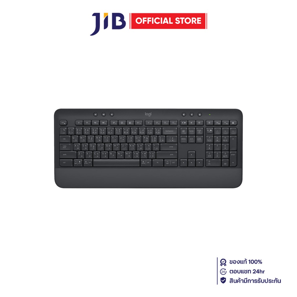 WIRELESS KEYBOARD (คีย์บอร์ดไร้สาย) LOGITECH SIGNATURE K650 - BLACK ...