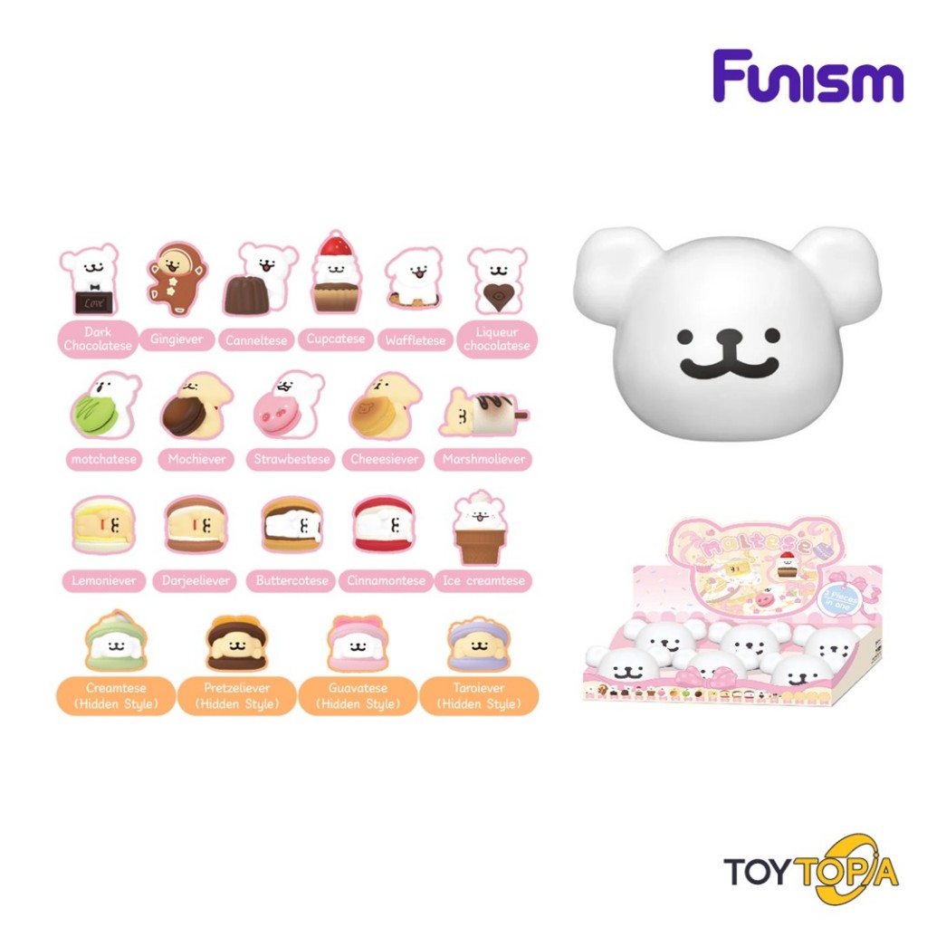 (315462) - Maltese Sweet Box Puppy Face: Small Blind Box by Funism (1 ...