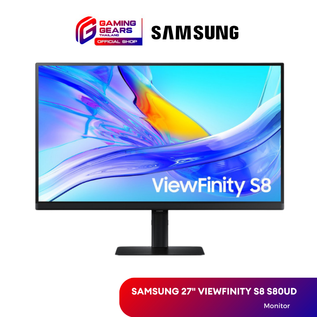 SAMSUNG 27" VIEWFINITY S8 S80UD UHD MONITOR จอมอนิเตอร์ จอซัมซุง ...
