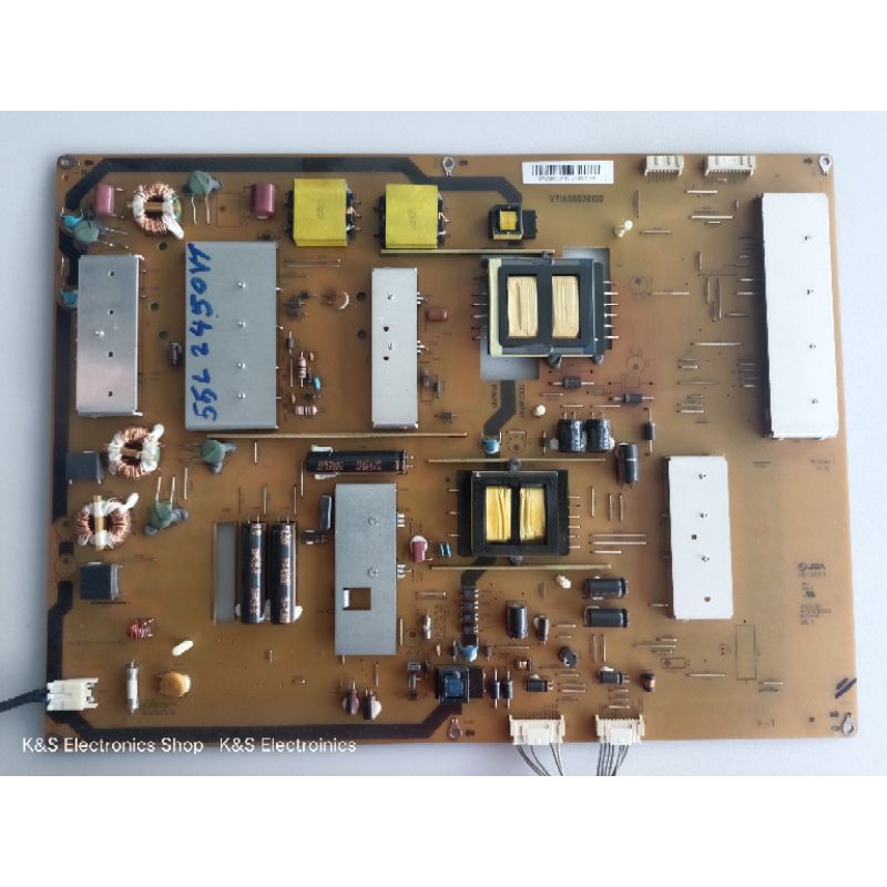POWER SUPPLY TOSHIBA รุ่น 55L2450VT , 55L5450VT พาร์ท V71A00029100 อะไหล่แท้ /ของถอดมือสอง รับ ...