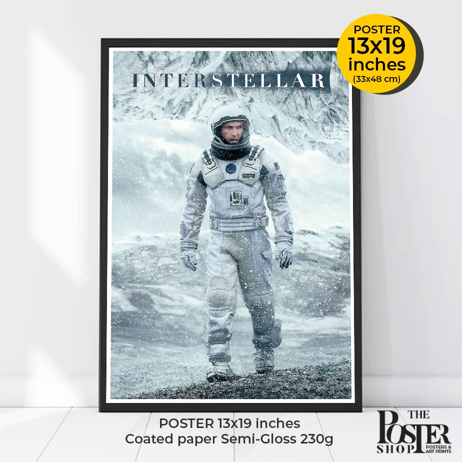 Interstellar 2014 Poster by Christopher Nolan อินเตอร์สเตลลาร์ ทะยานดาวกู้โลก | Shopee Thailand