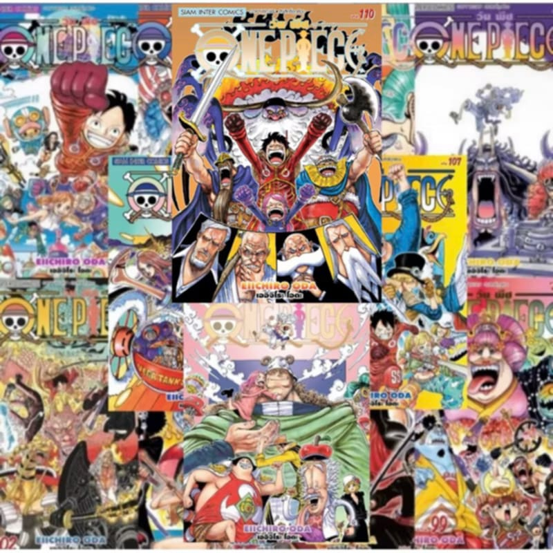 หนังสือ One Piece เล่ม 101 - 112 วันพีซ (การ์ตูน) #ผู้เขียน: EIICHIRO ...
