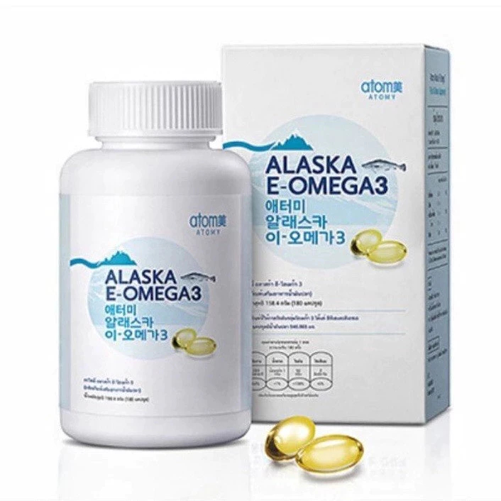 อะโทมี่ อลาสก้า อี-โอเมก้า 3(ผลิตภัณฑ์เสริมอาหารน้ำมันปลา) Atomy Alaska ...