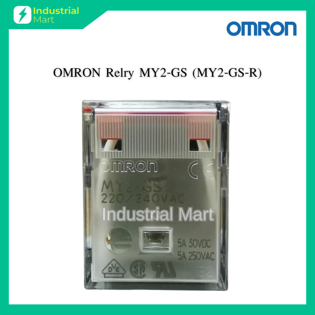 รีเลย์ Relay MY2-GS DC24(MY2-GS-R) 24VDC Omron | Shopee Thailand