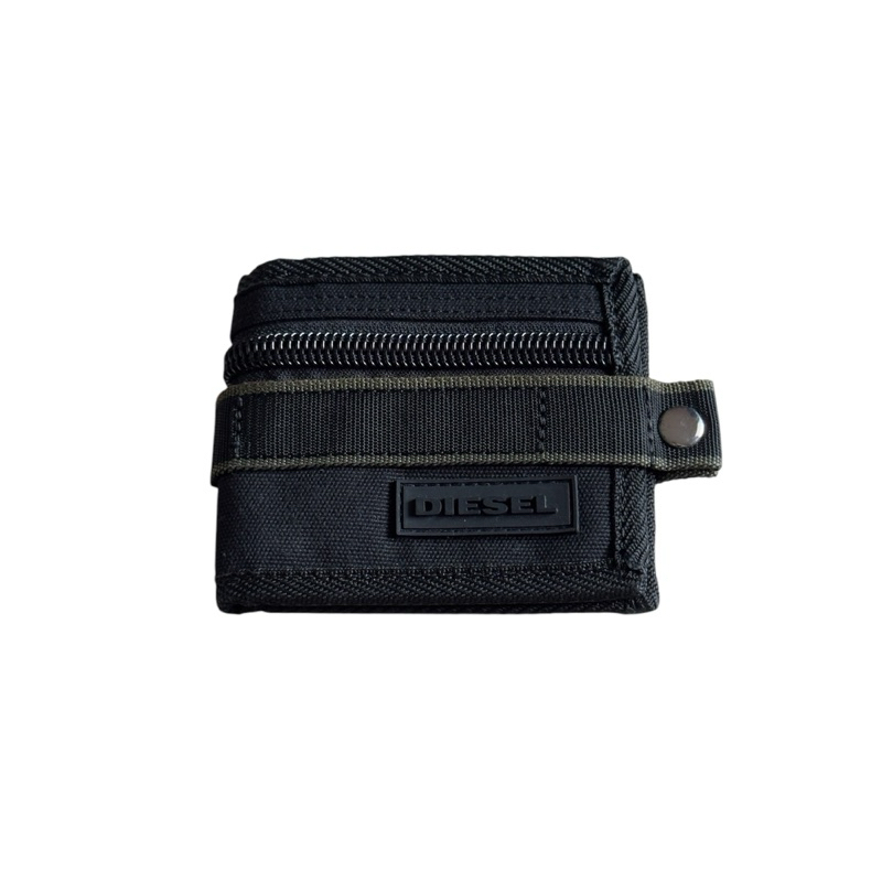 DIESEL BIFOLD WALLET IN BLACK | Shopee Thailand