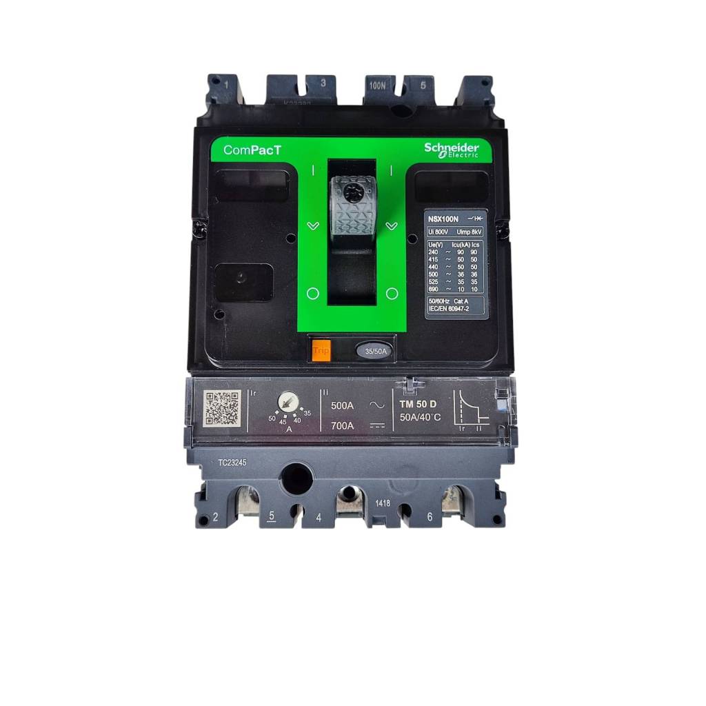 Schneider Electric Circuit Breaker รุ่น NSX100N 50kA AC 3P ขนาด 50A ของ ...