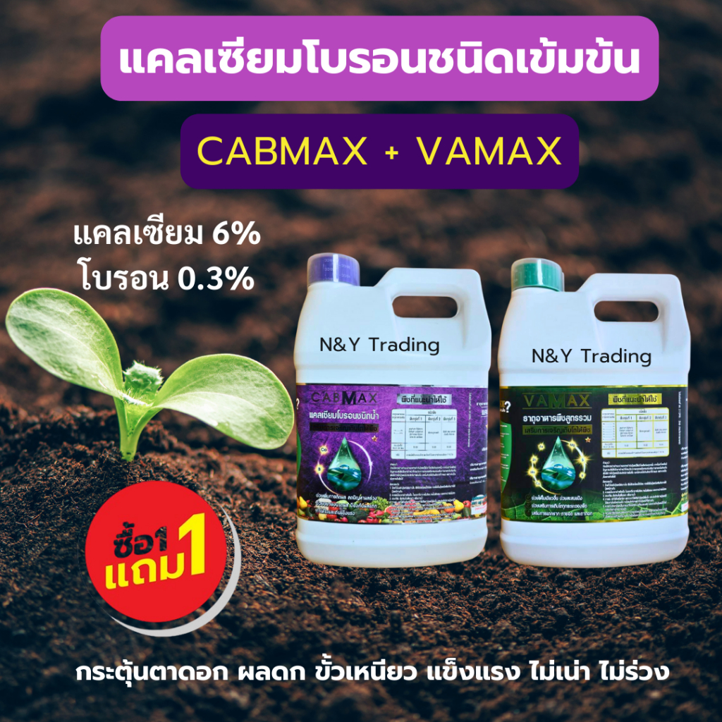 ดูแลพืชให้สมบูรณ์ปุ๋ยธาตุอาหารรวมเข้มข้นด้วย VAMAX (5 ลิตรเเกลลอน ...