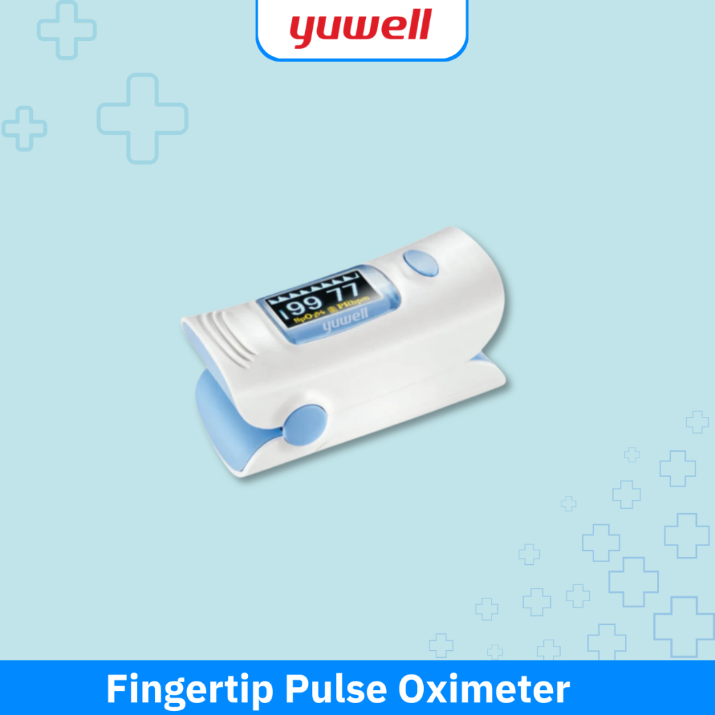 Yuwell Fingertip Pulse Oximeter ใช้วัดความอิ่มตัวของออกซิเจนในเลือด และ ...