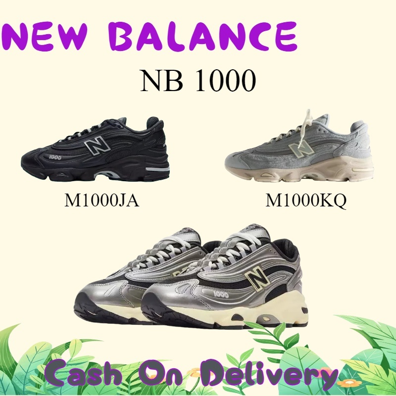 【100% แท้ นิวบาลานซ์】new balance 1000 วินเทจสวมรองเท้าวิ่งสบาย ๆ ระบาย ...