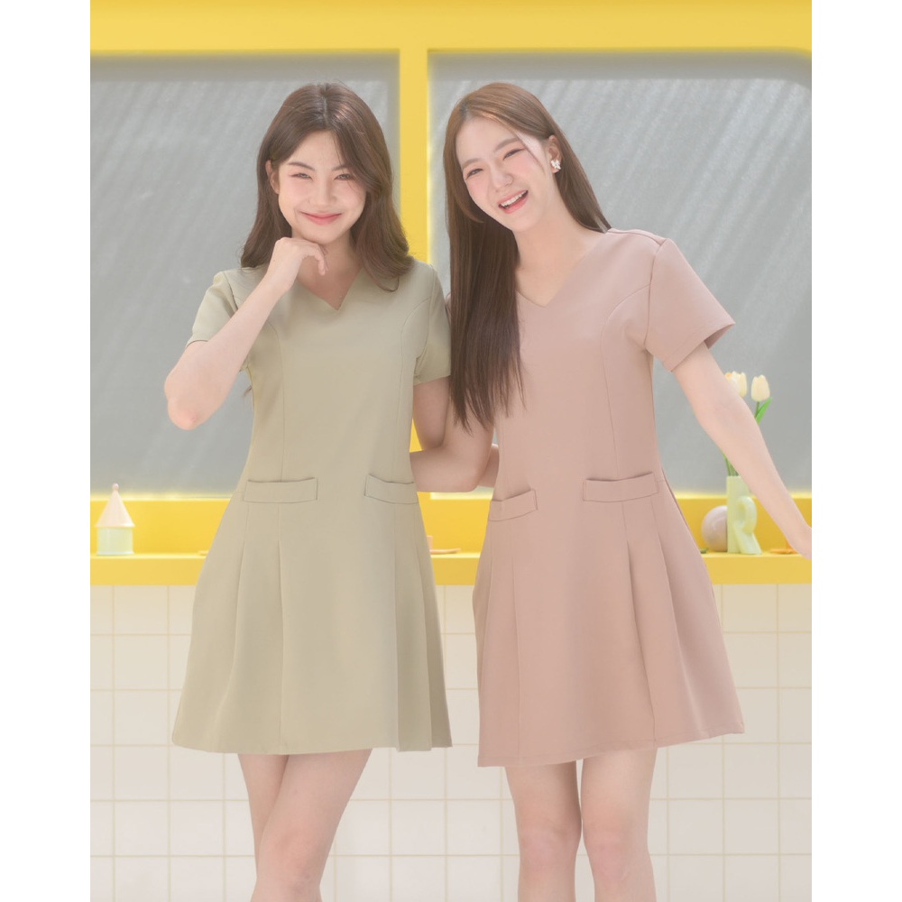 CRAYONBRAND - ชุดเดรส รุ่น Barry dress | Shopee Thailand