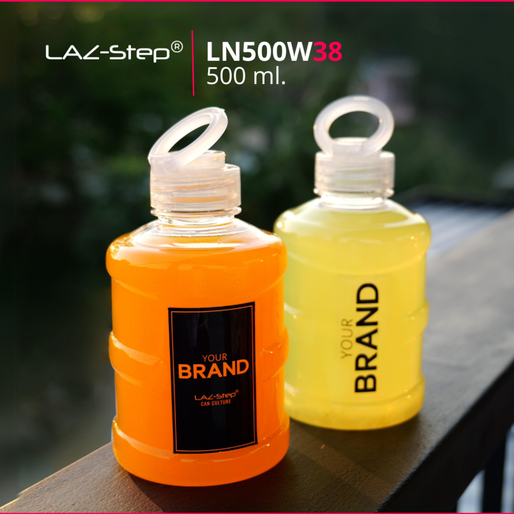 LAZ-Step ขวดพลาสติกหูหิ้ว PET Bottles ซีรี่ย์ 38 รหัส LN500W38 ความจุ ...