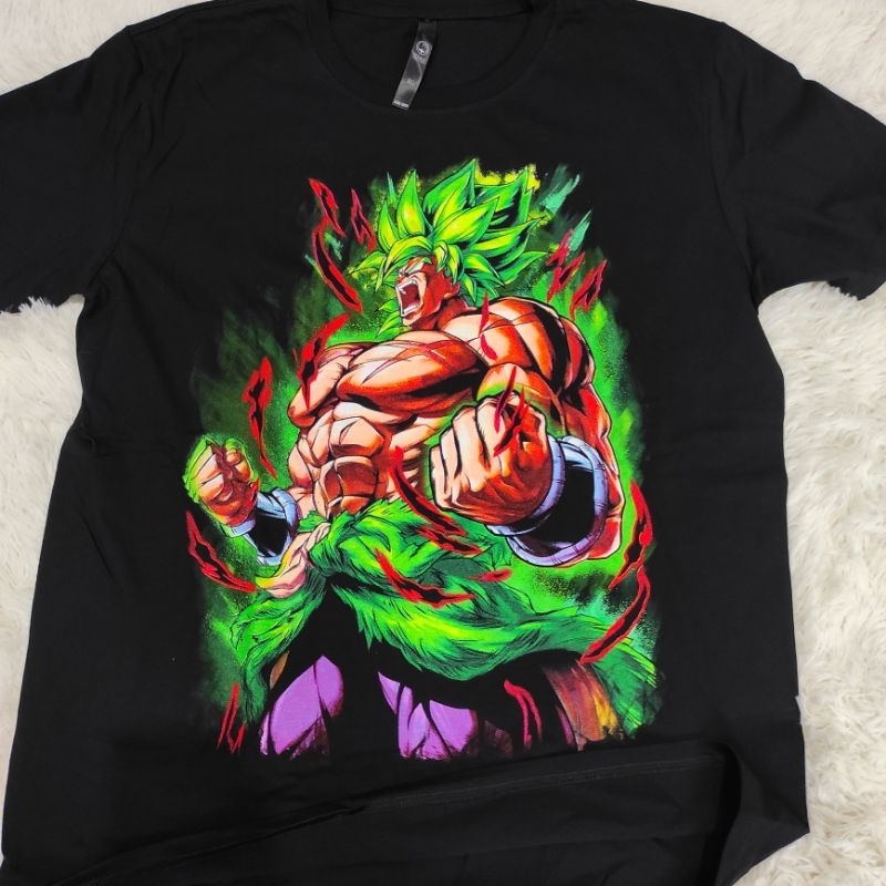เสื้อยืด Anime Dragon ball Broly งาน Mexican Bootleg เรืองแสง | Shopee ...