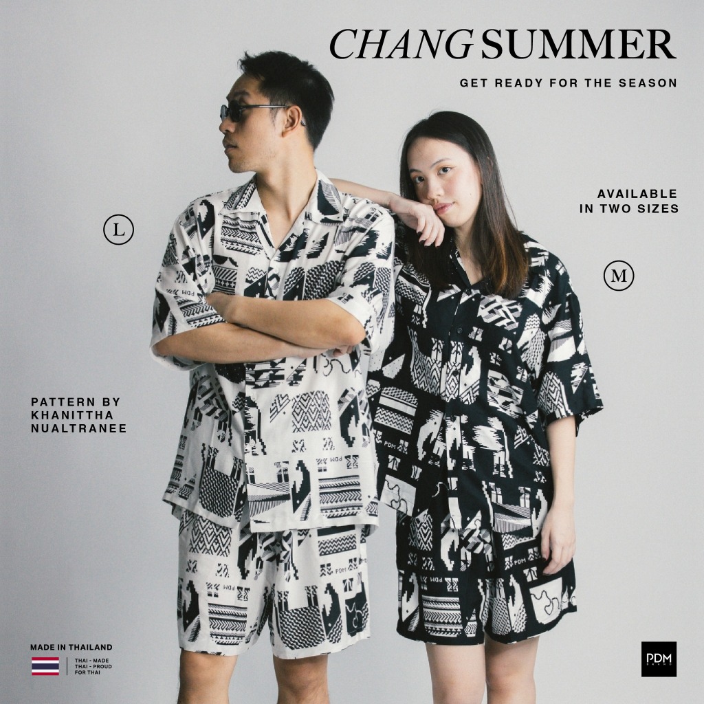 PDM ชุดช้าง ( CHANG Summer collrction) แบบ Unisex | Shopee Thailand