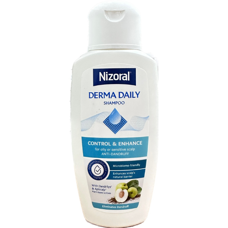 Nizoral derma daily anti-dandruff shampoo for oily & sensitive scalp แชมพู ไนโซรัล 200 ml ...