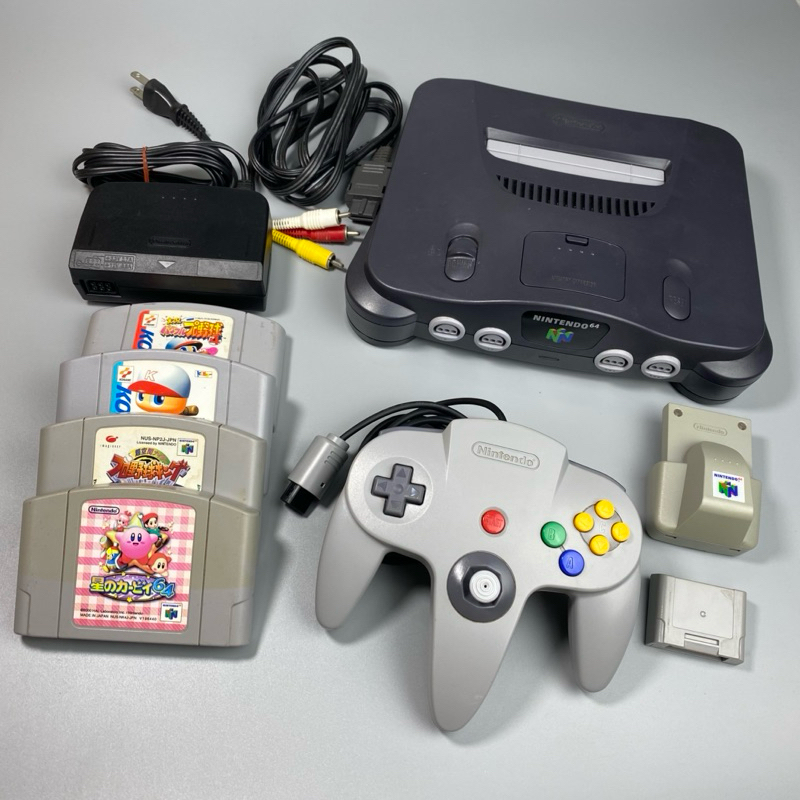 (N64) Nintendo 64 Original Japan | เครื่องเกมนินเทนโด N64 +1 จอย 1 เมม ...