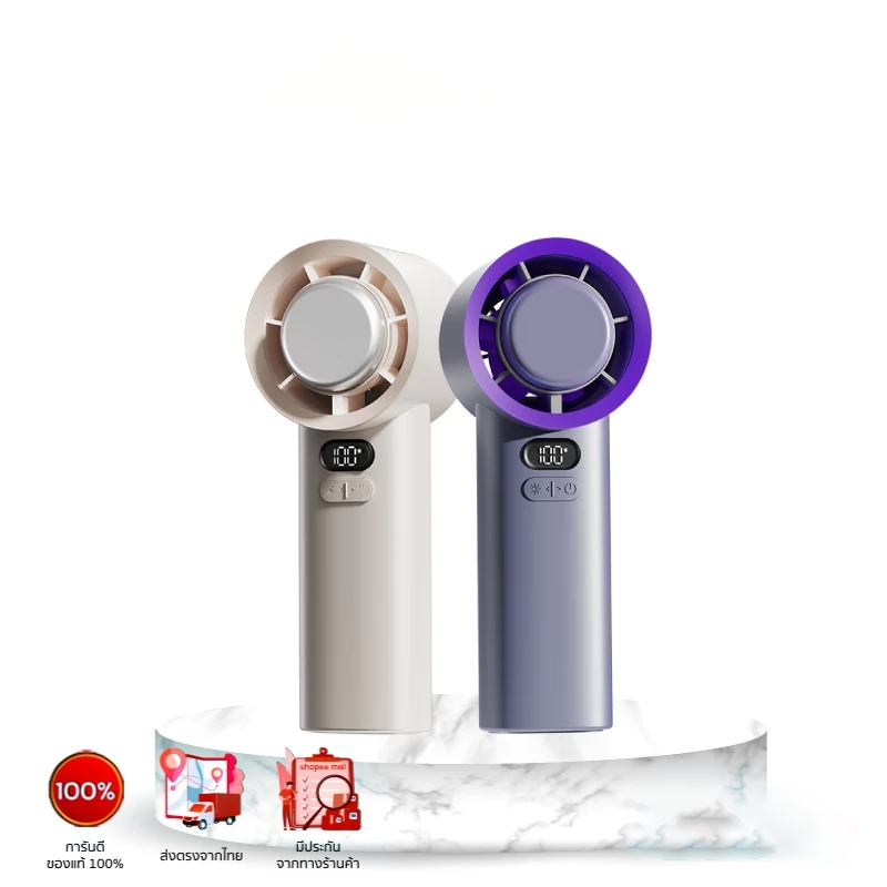 【จัดส่งจากกรุงเทพ】Portable handheld fan Type-Cชาร์จเร็ว พัดลมมือถือ USB ...